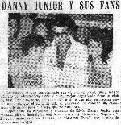 inicios artista danny show elvis presley fotos